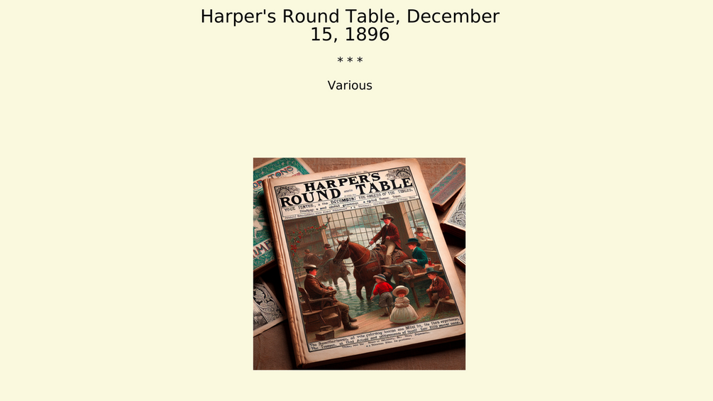 Harper's Round Table, December 15, 1896