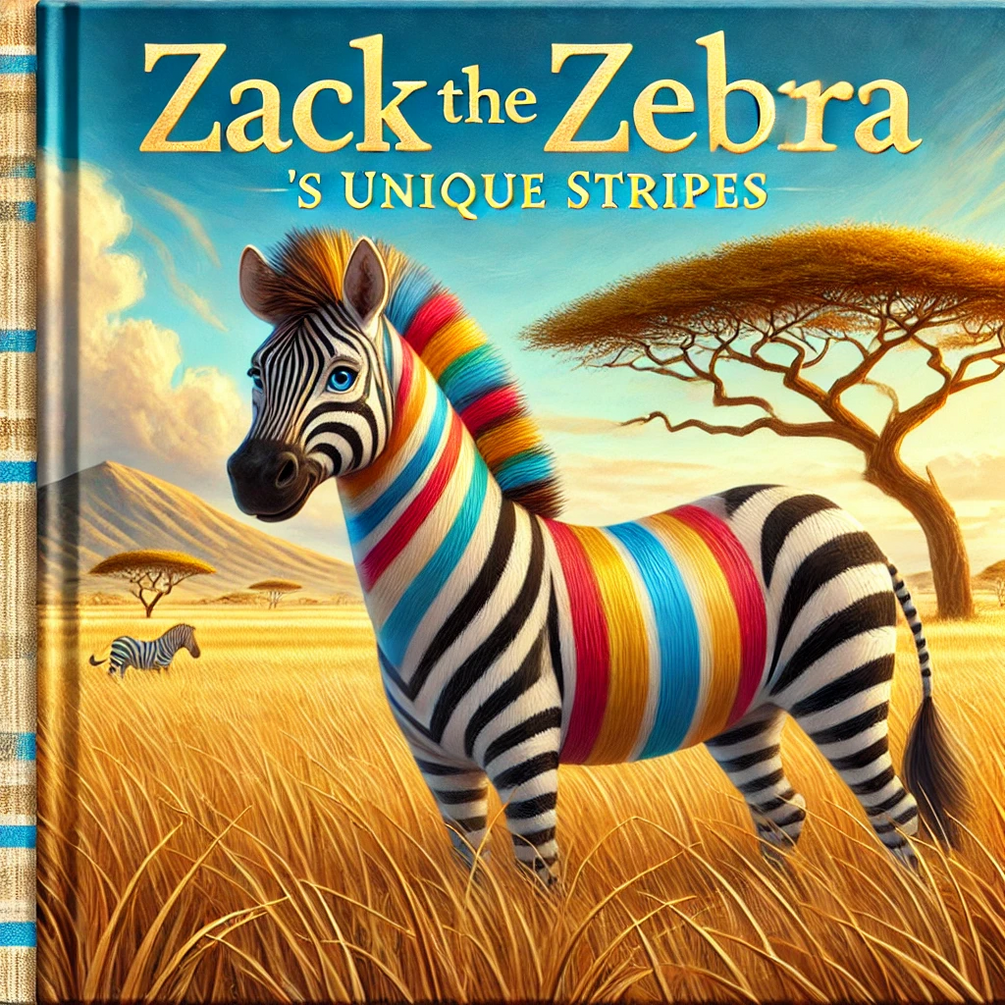Zack the Zebra's Unique Stripes