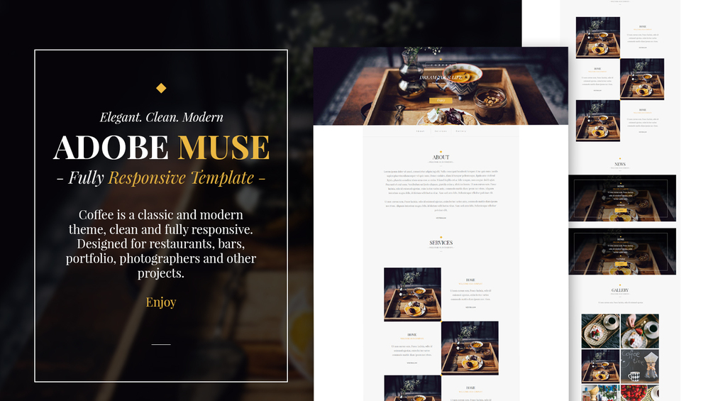 Coffee - Muse Template