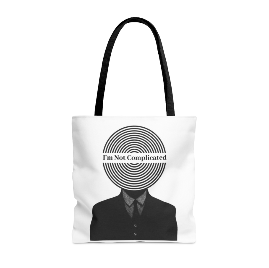 "I'm Not Complicated" Stylish and Sustainable Tote Bag for Every Occasion