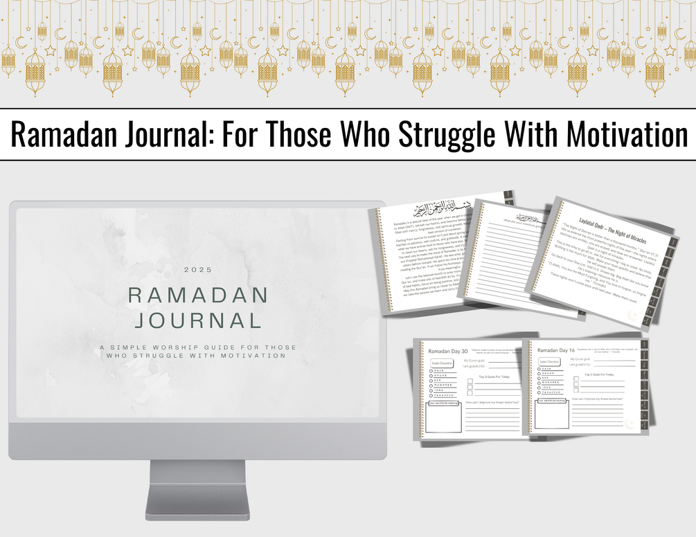 2025 Ramadan Journal for Muslims - Islamic Worship Planner with Salah ...