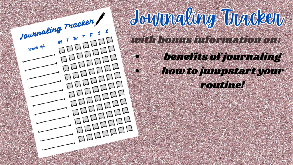 Jump Start Your Journaling Tracker