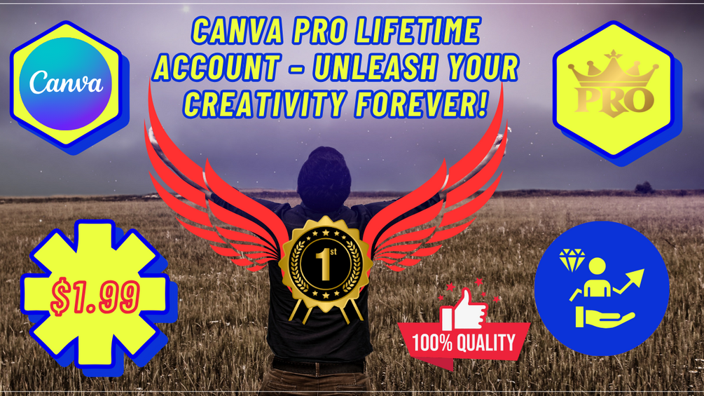 Canva Pro Lifetime Account – Unleash Your Creativity Forever!