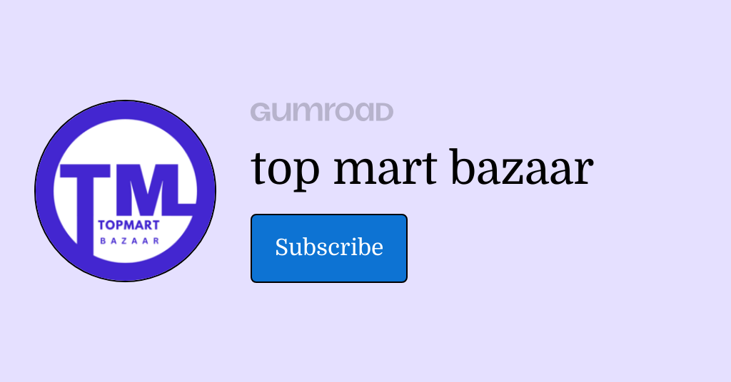 top mart bazaar