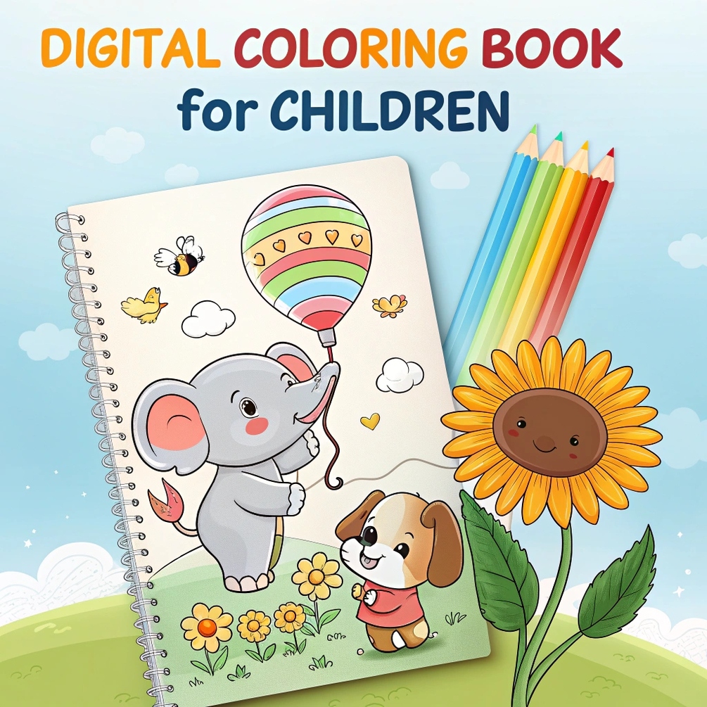 Digital Coloring Book for Children