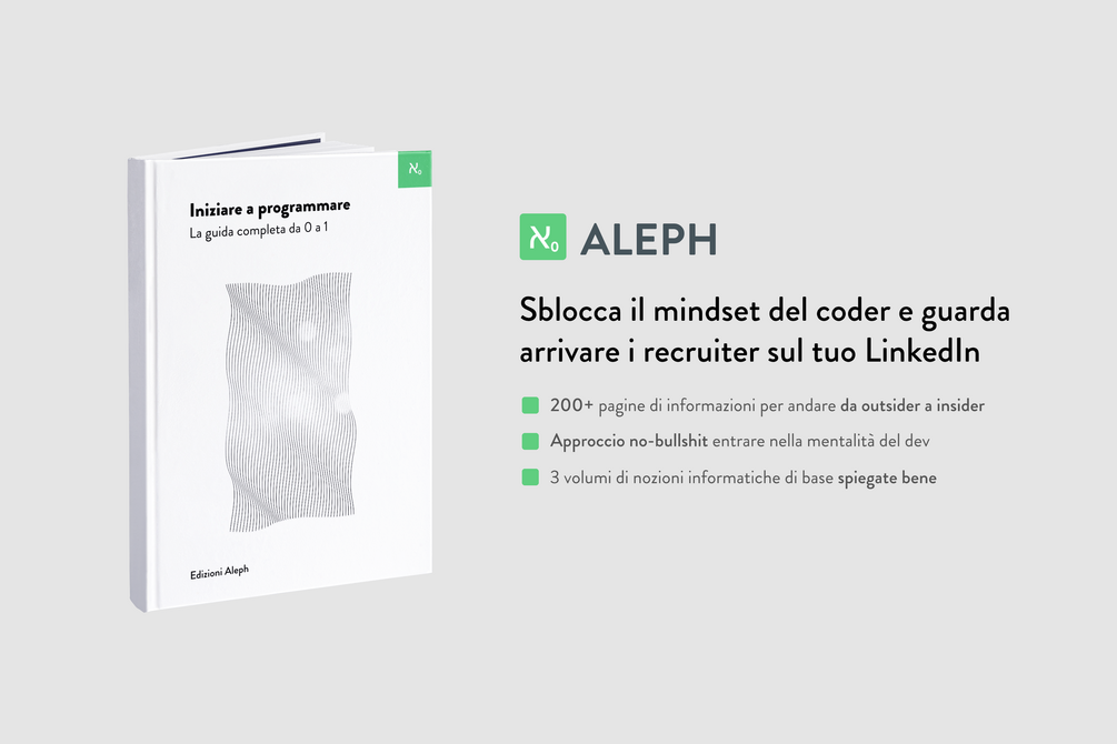 Iniziare a programmare | La guida completa da 0 a 1 (PDF)