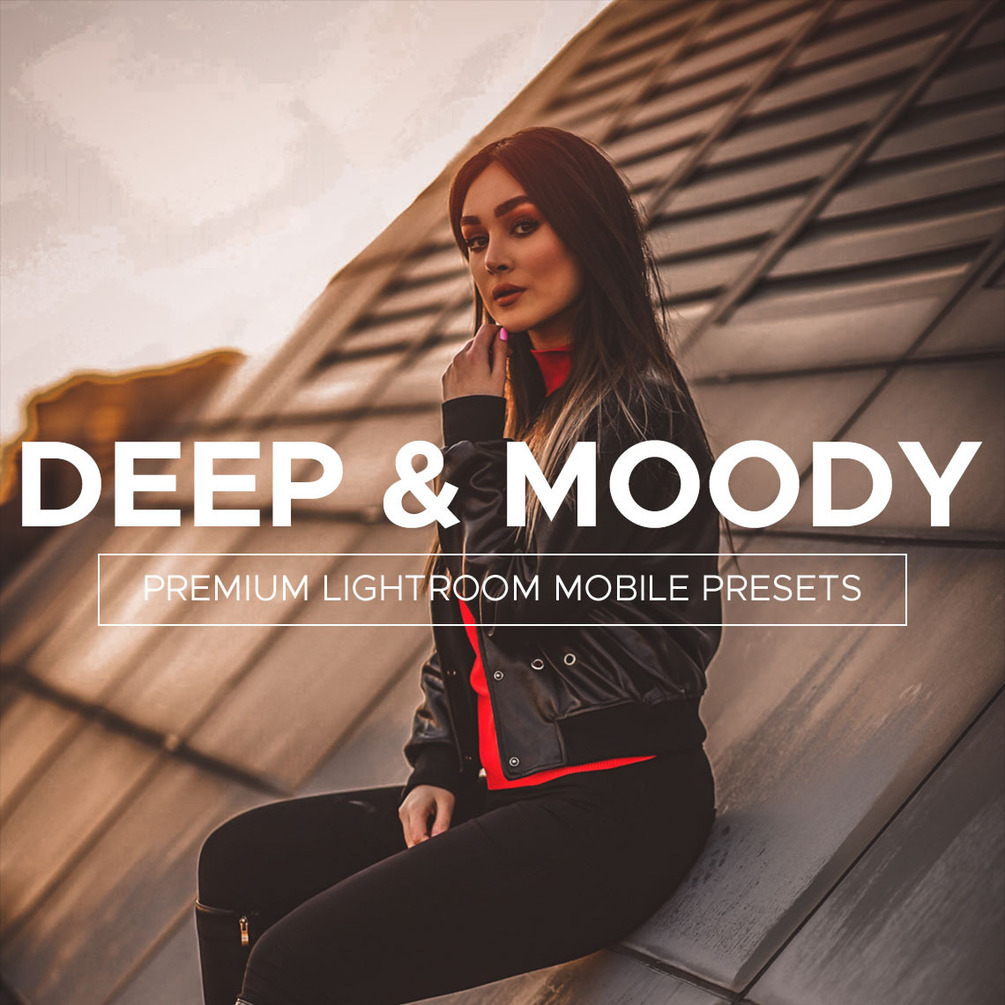 Deep and Moody, 4 Premium Lightroom Mobile Presets