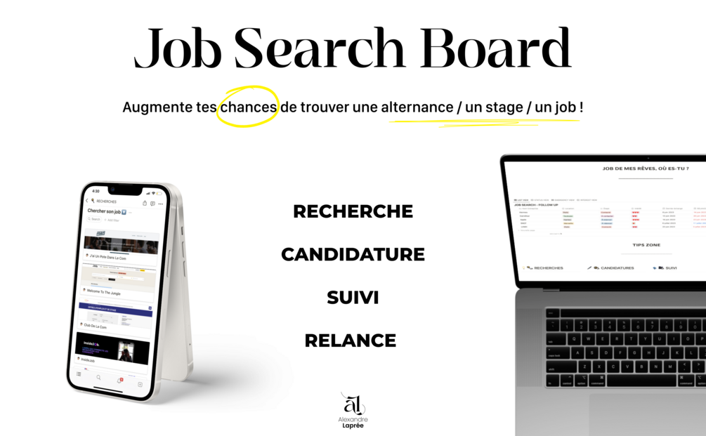 🔍 NOTION TEMPLATE - Job Search Board