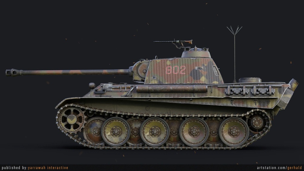 WW2 Tanks - IS-2 & Panzer V - Advanced Tank Blueprint [UE4]