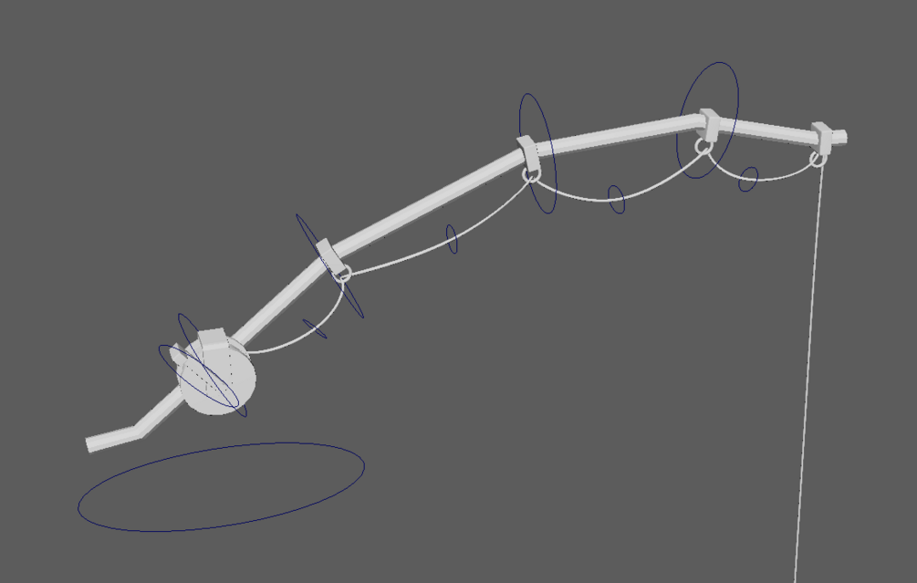Fishing Rod Rig for Maya