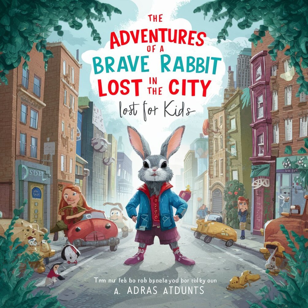 The adventures of a brave rabbit lost in the city_book story for kids