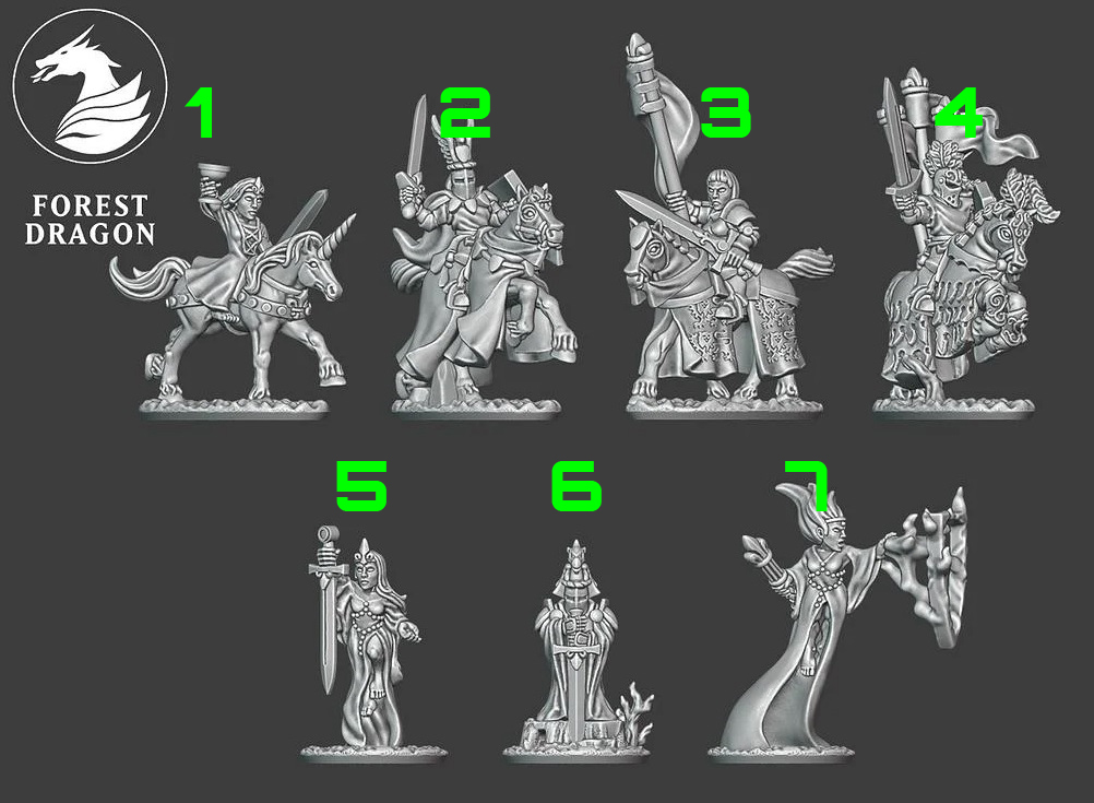 Chivalric Knights - Character Pack