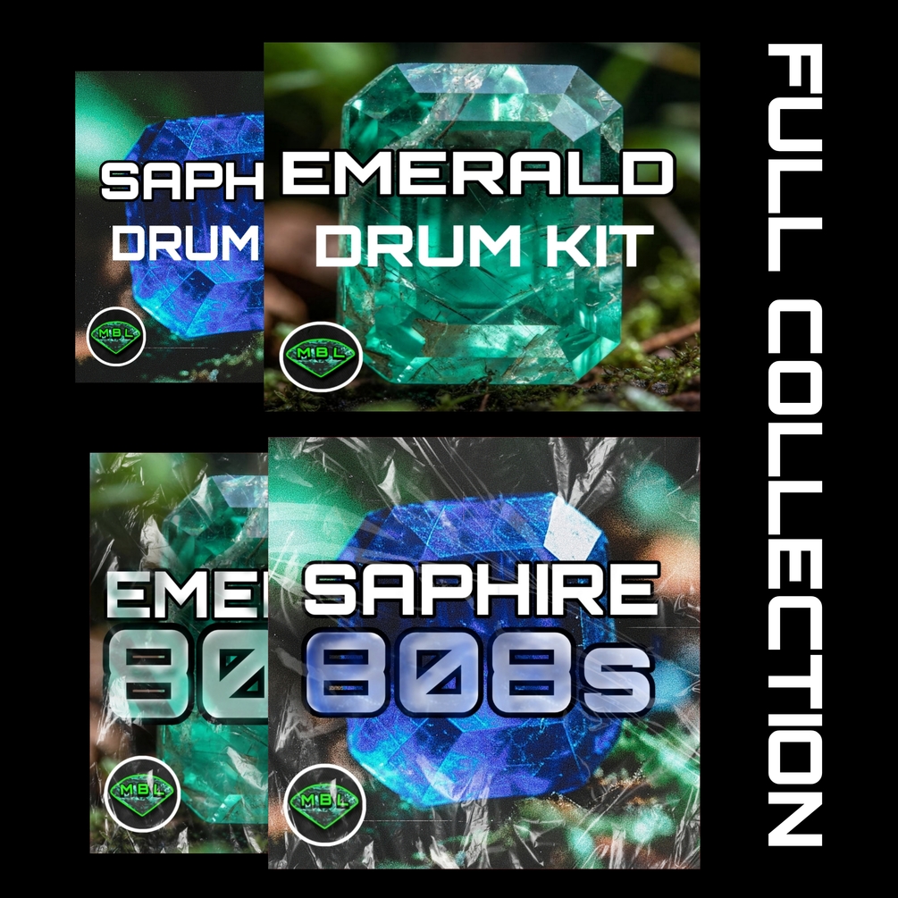 DRUM KIT | EMERALD AND SAPHIRE DRUM KIT COLLECTION