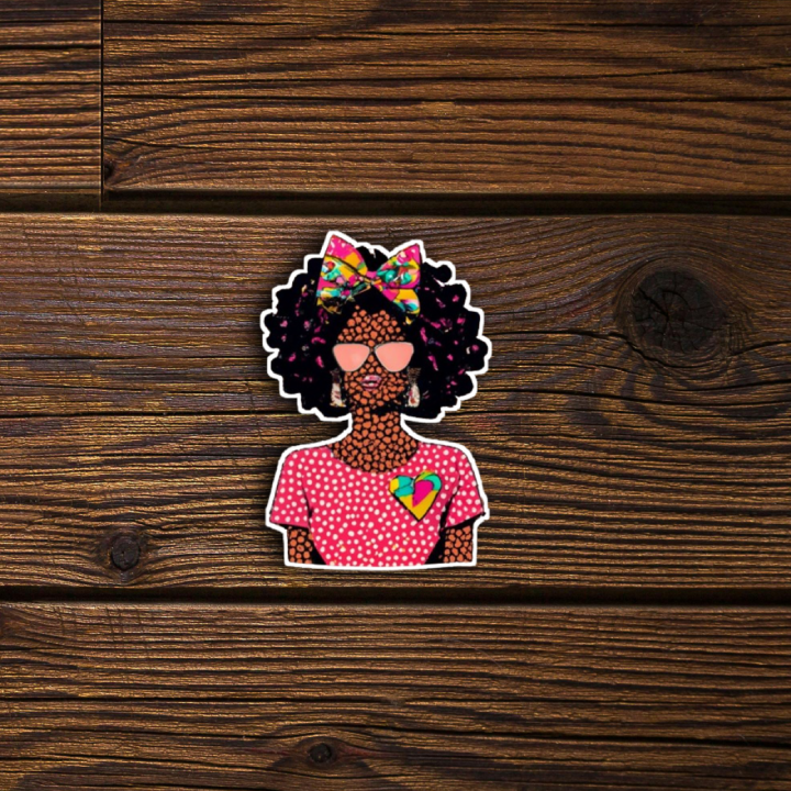 Sticker Chic: Celebrating Diversity with Playful Expression