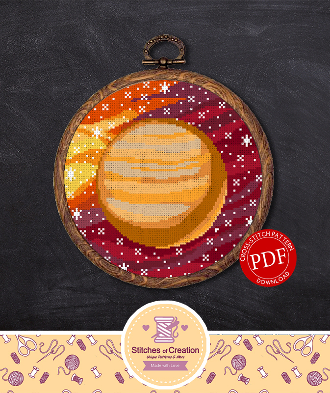 Venus | Digital Download | Round Cross Stitch Pattern