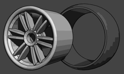 3D Model - Wheel - APR