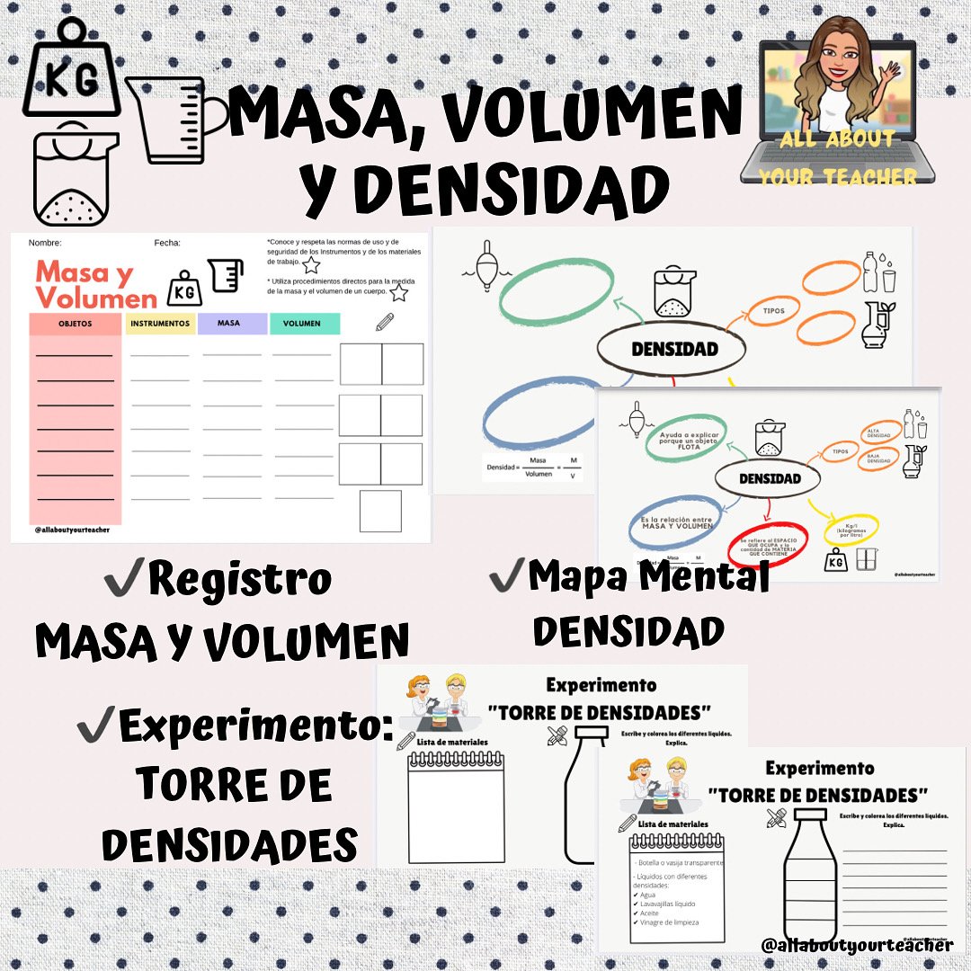 Hoja De Trabajo De Actividad De Densidad