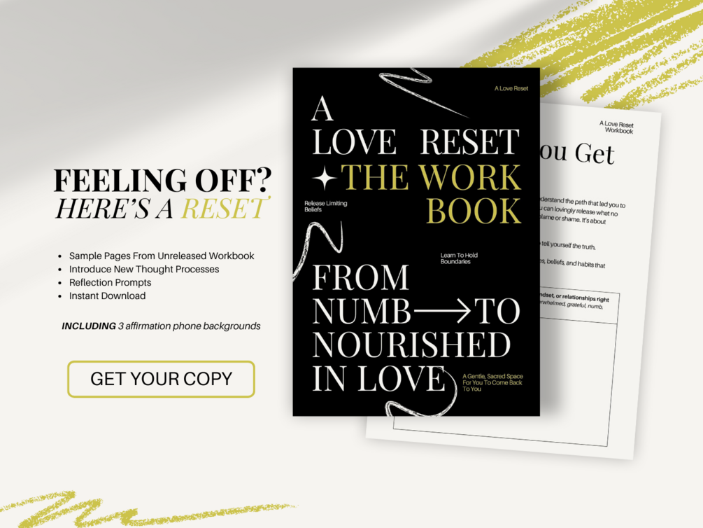 A Love Reset Pages: A Preview to the Workbook to Nourish Your Mind and ...