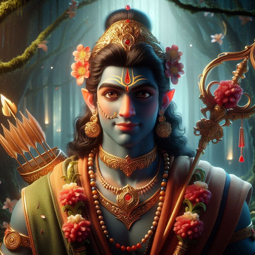 Radiant Imagery of Lord Rama: A Divine Collection 🌟 #LordRama