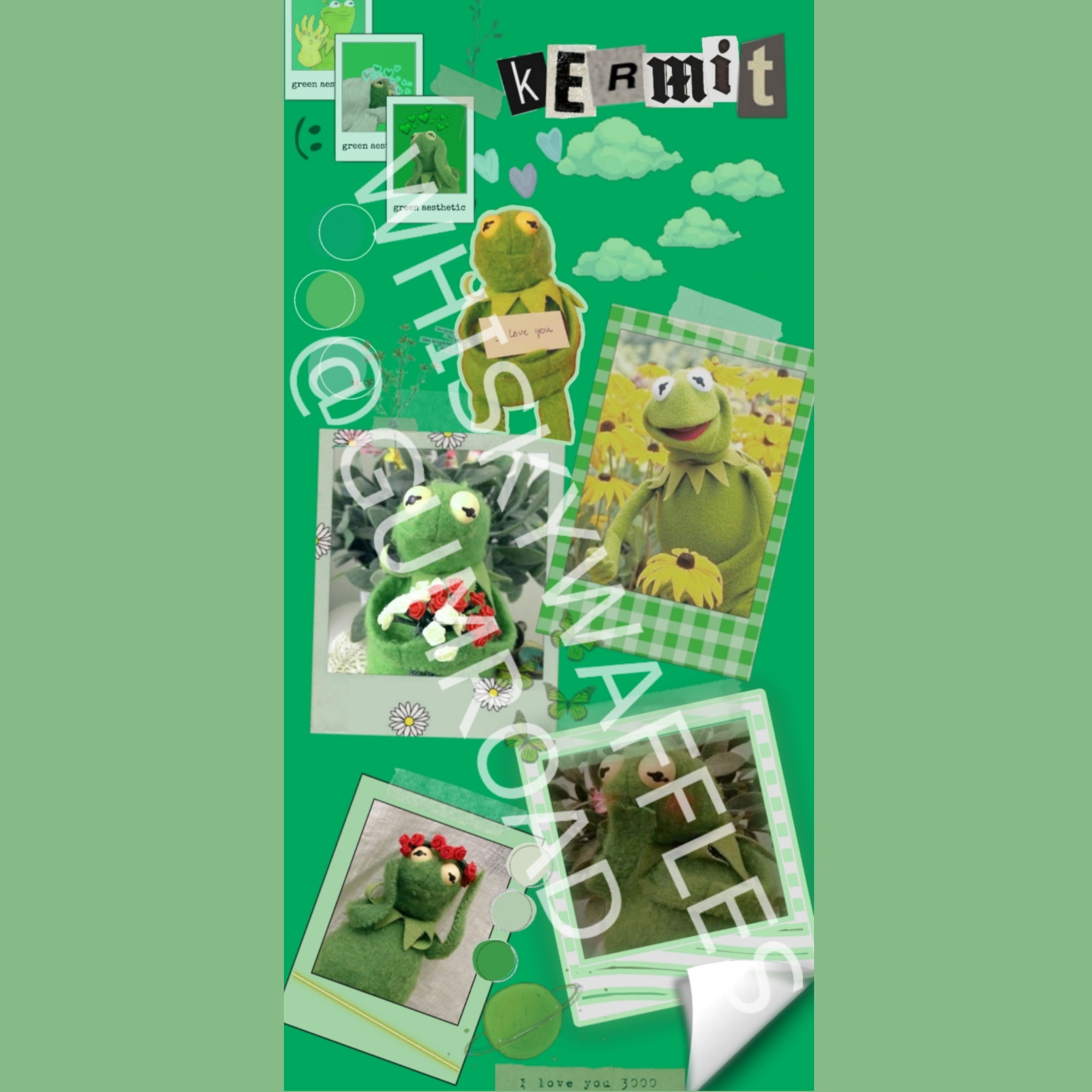 kermit collage wallpaper