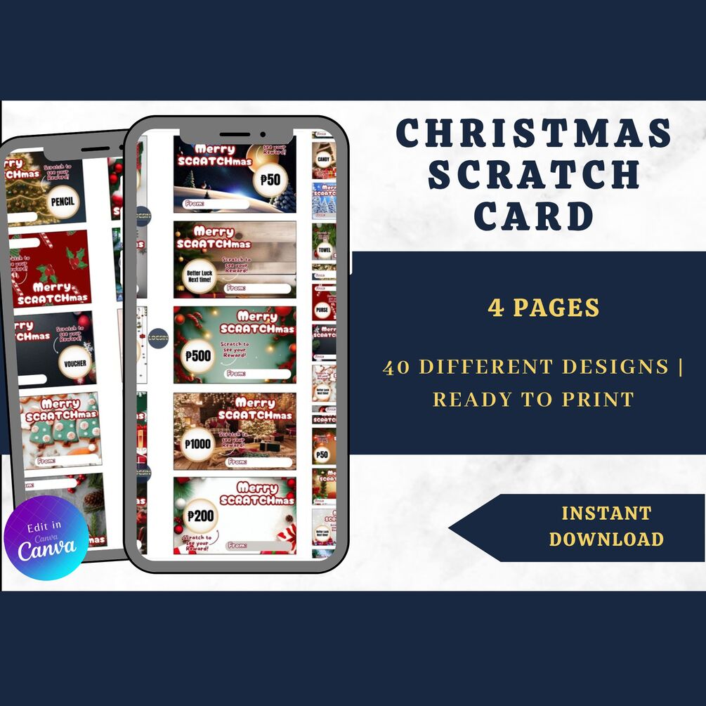 CHRISTMAS SCRATCH CARD