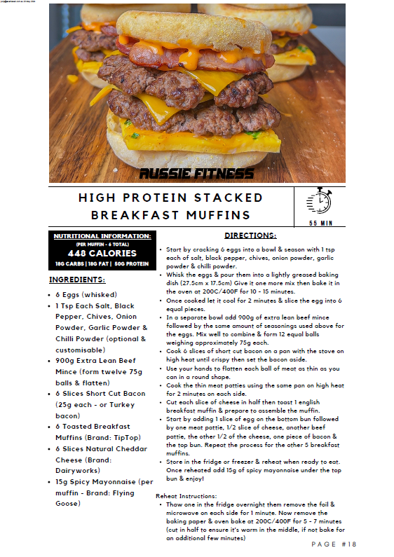 Fakeaway Favourites Cookbook by AussieFitness V1