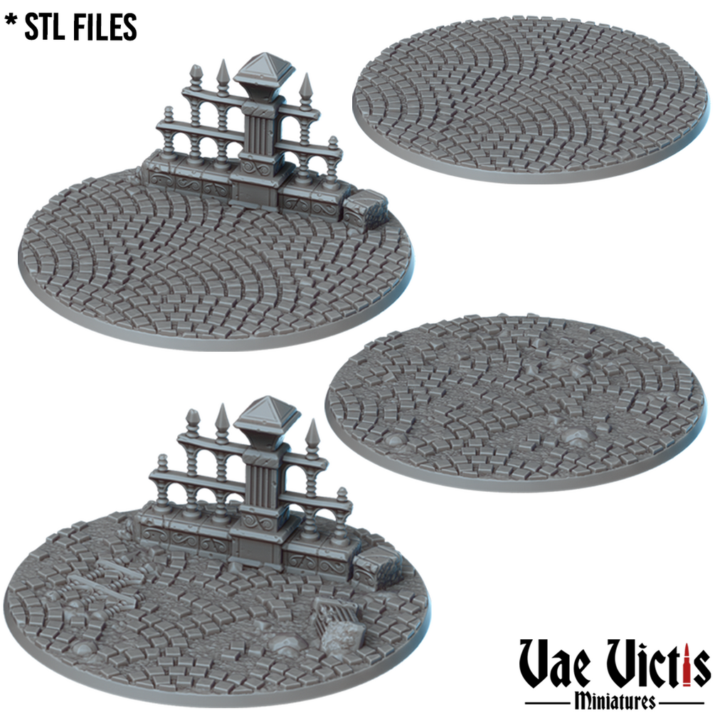 Cobblestone bases Set