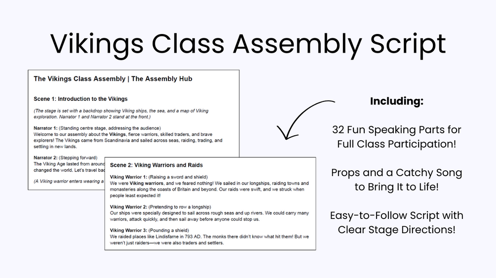 The Vikings (KS2) Class Assembly Script