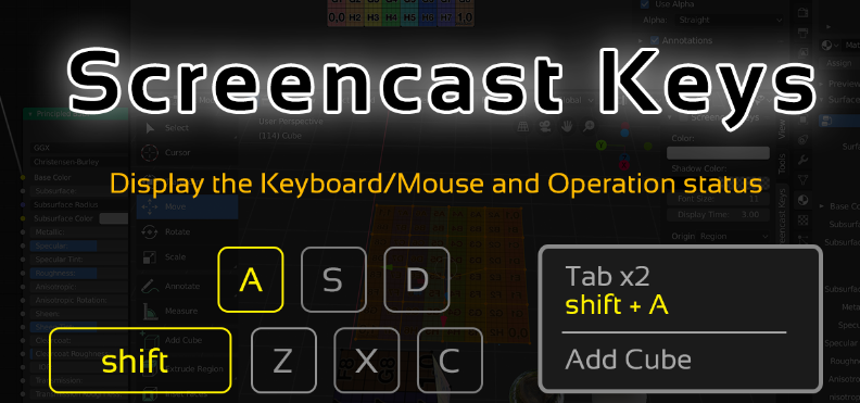 Screencast Keys V 3.13 + video on how to install and use it