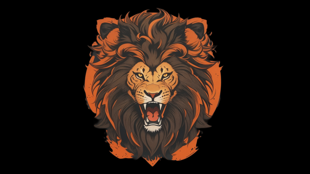 Incredible Lion Design for Print