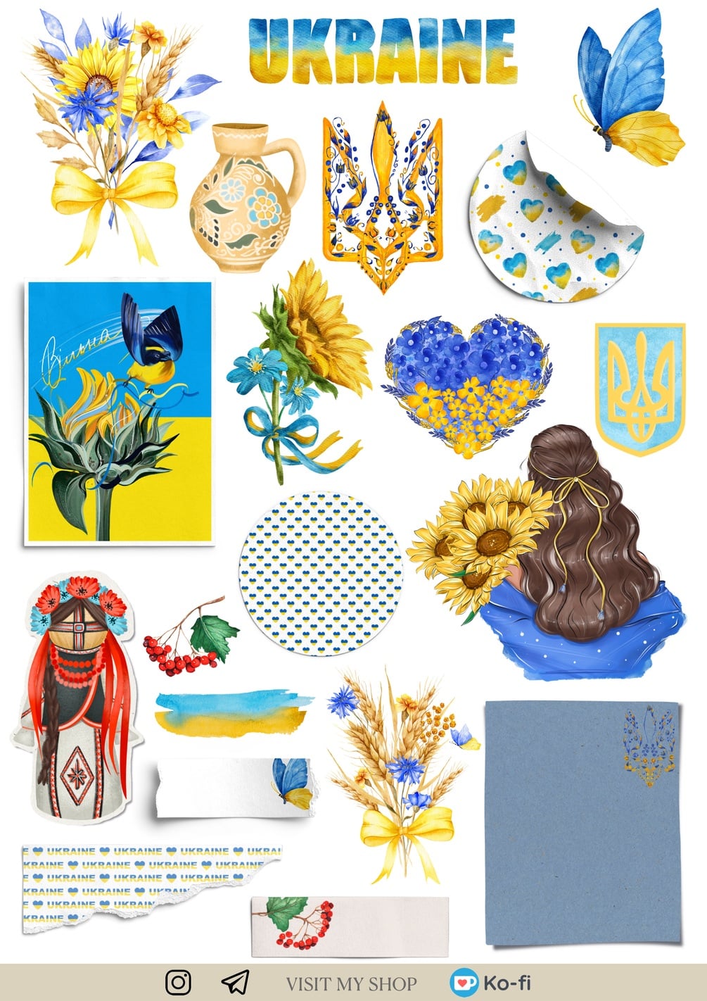 Ukraine GoodNotes stickers