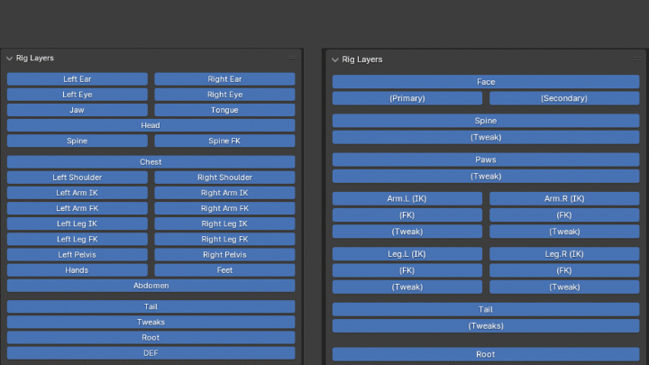 Rigify : Rig Library
