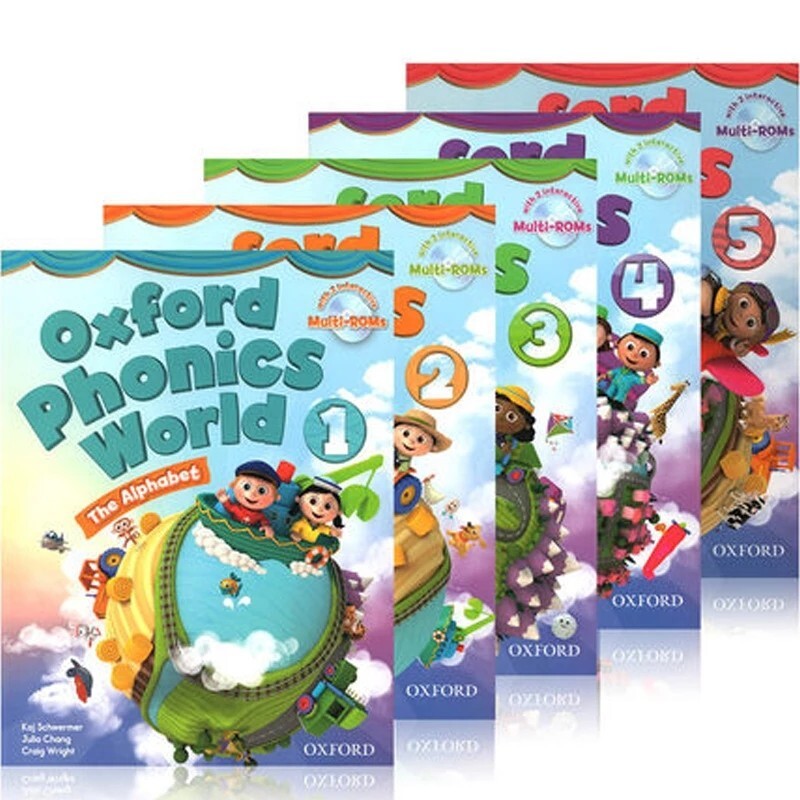Oxford Phonics book series 1-5 PDFcopies