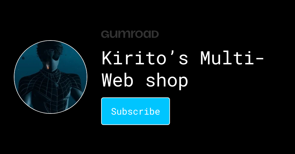 Kirito’s Multi-Web shop