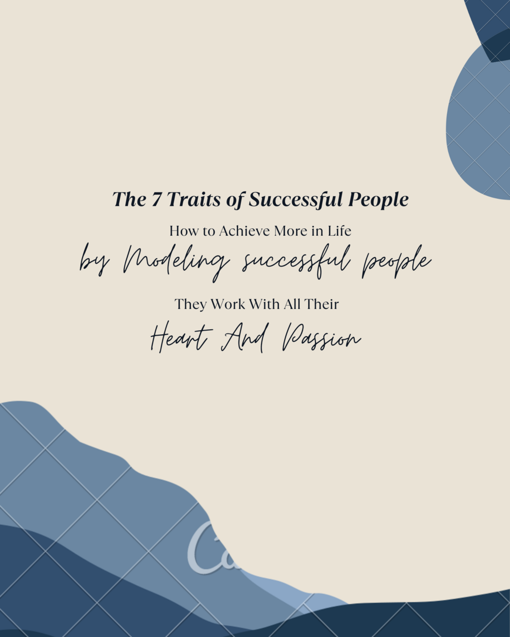 Traits of Successful People
