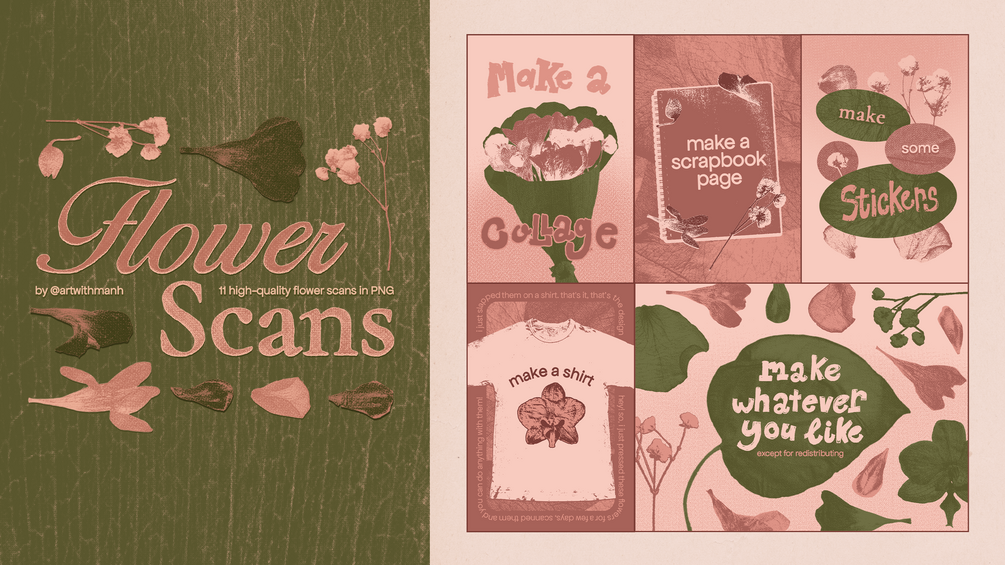 Flower Scans #1 [FREE]