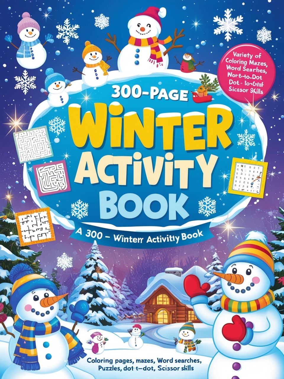 Winter Activities Book for Kids