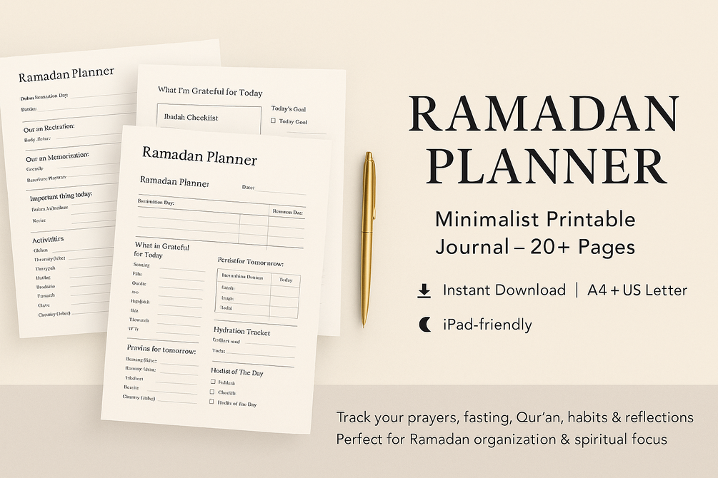 Ramadan Planner | Printable PDF