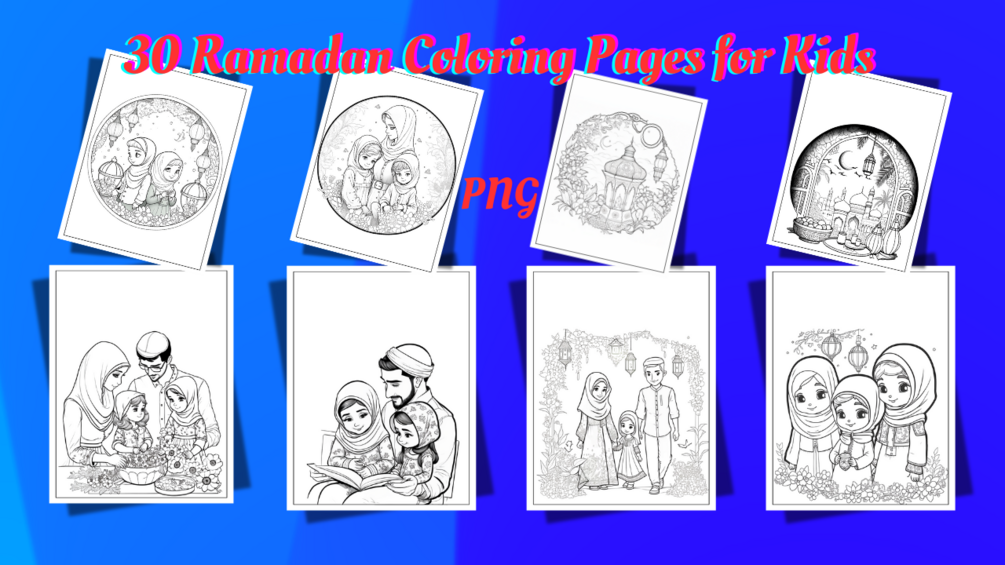 30 Ramadan Coloring Pages for Kids