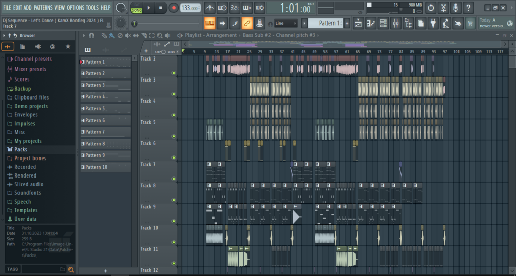 Dj Sequence - Let's Dance ( KamX Bootleg 2024 ) FLP