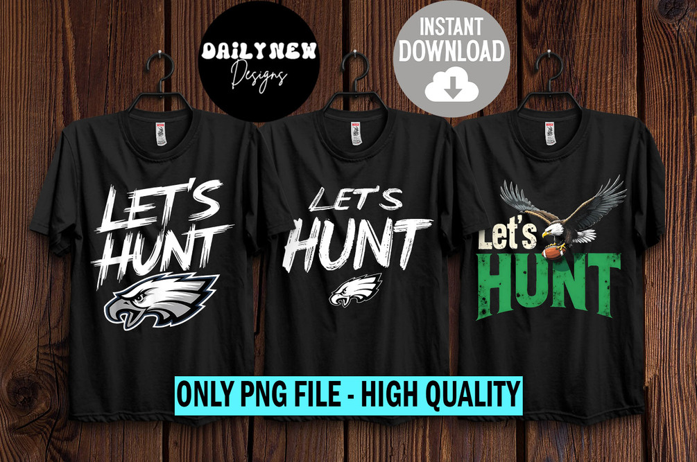 3 PNG Designs Let's Hunt PNG Philadelphia Football Fans Digital ...