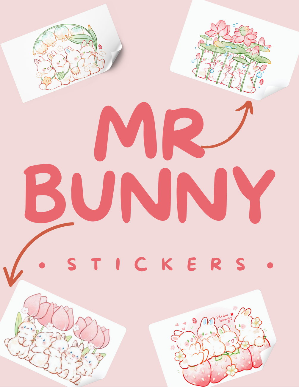Mr Bunny stickers