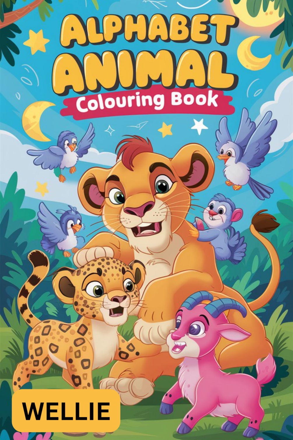 Alphabet Animal Colouring Book – A Fun and Educational Coloring ...