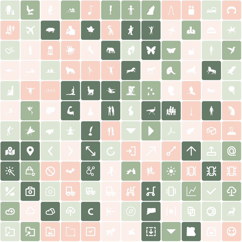 Free Dusty Sage Icons Bundle