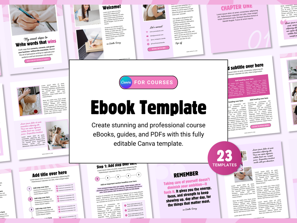 Ebook Template (Pink Pop)