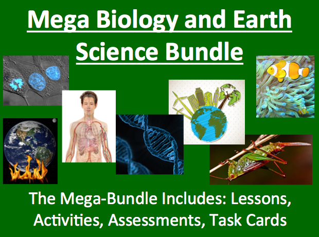 Mega Biology and Earth Science Mega Bundle - Fully editable and growing ...
