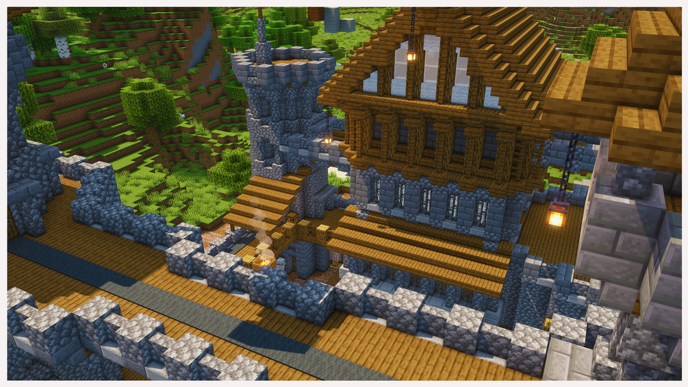 Large Medieval Fortress [MC Version 1.19.4 & Above]