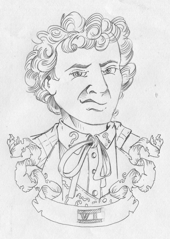 August Sketch A Day 09 The Sixth Doctor