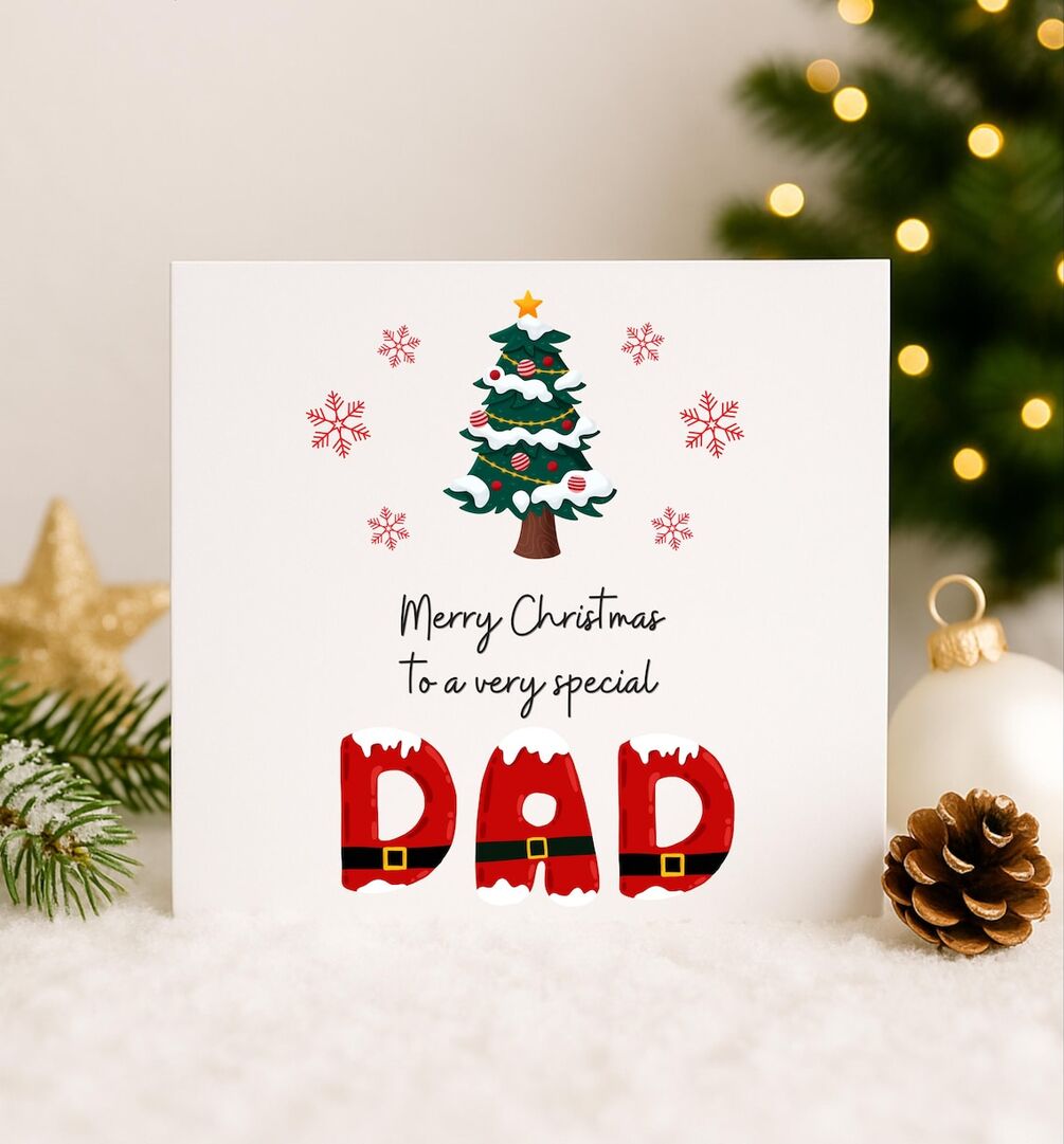 Christmas Greeting Card for Dad