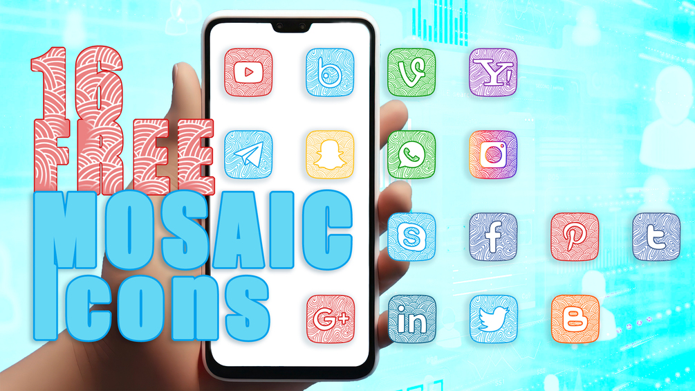 16 FREE MOSAIC ICONS